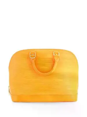 LOUIS VUITTON Epi Leather Alma Pm Satchel - Orange