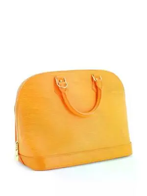 LOUIS VUITTON Epi Leather Alma Pm Satchel - Orange
