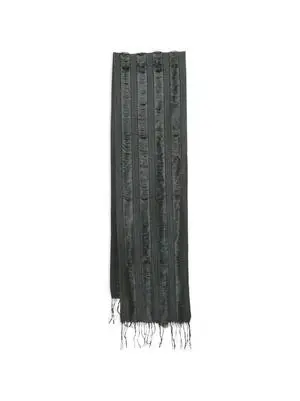 Burberry Fringed Ladder-stitch Stole