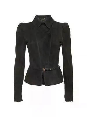 Gucci Belted Suede Jacket