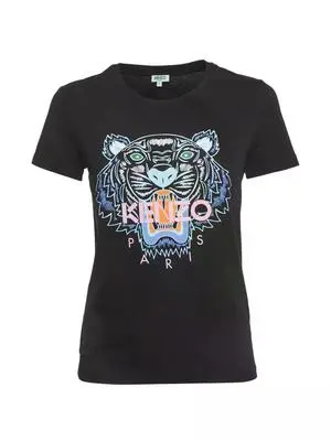 Kenzo Tiger Logo T-shirt - Black