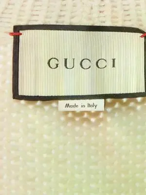 Gucci Web Stripe Cable Knit Cardigan