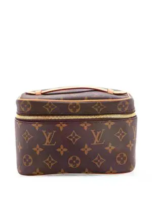 LOUIS VUITTON Nice Vanity Case Macassar Monogram Canvas Mini Pouch - Brown