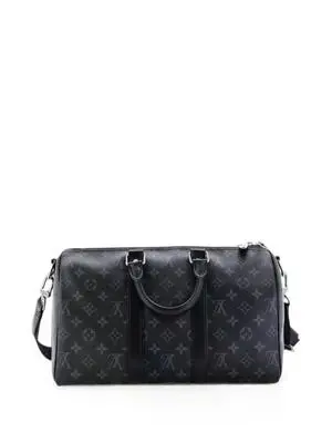 LOUIS VUITTON Keepall Bandouliere 35 Travel Bag - Black