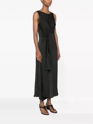 MOUTAKI Sleeveless Midi Dress With Knot Detail