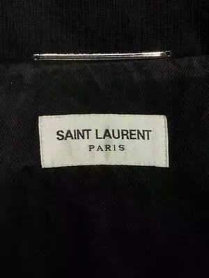Saint Laurent Logo Embroidered Bomber Jacket