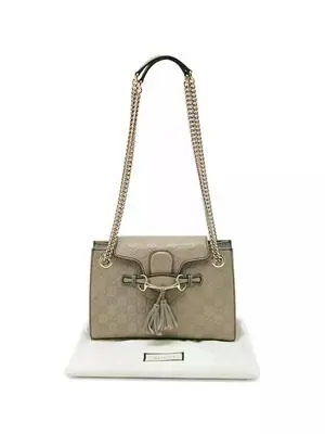 Gucci Emily Leather Shoulder Bag