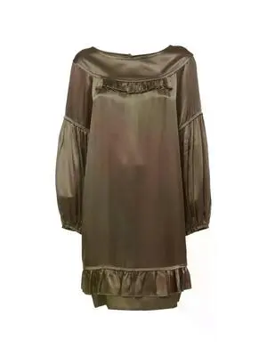 Stella McCartney Ruffled Satin Mini Dress
