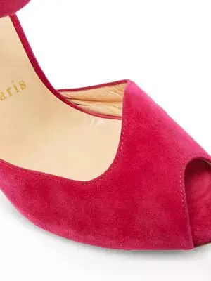 CHRISTIAN LOUBOUTIN Peep-toe Ankle-strap Pumps