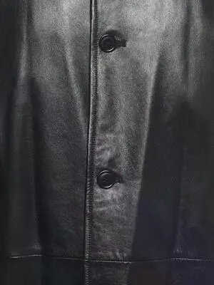 Ermenegildo Zegna Button-up Leather Jacket