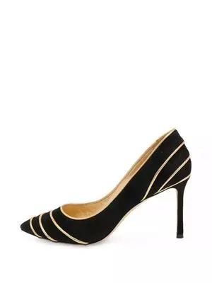 JIMMY CHOO Romy Leather Trim Pumps
