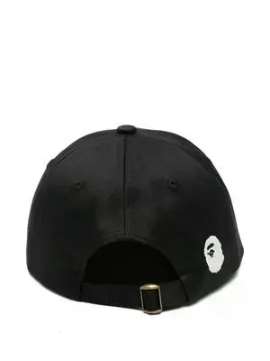 A BATHING APE Logo Baseball Cap - Black