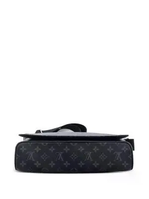 LOUIS VUITTON Monogram Eclipse Canvas Mm Messenger Bag - Black