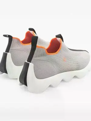 Hermès Knit Slip-on Sneakers - Grey