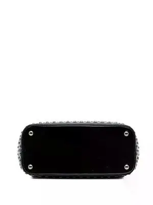 Prada Spazzolato Crystal Studded Tote Bag
