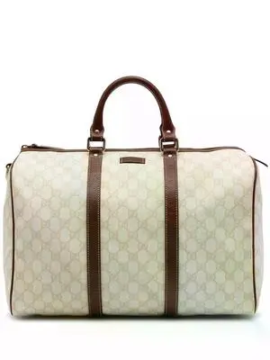 Gucci Gg Supreme Joy Boston Bag - Brown