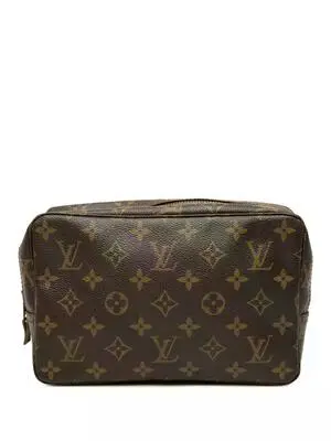 LOUIS VUITTON Monogram Trousse Toilette 23 Clutch Bag - Brown