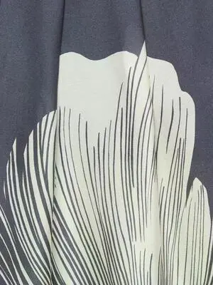 Max Mara Sleeveless Silk Floral Print Top