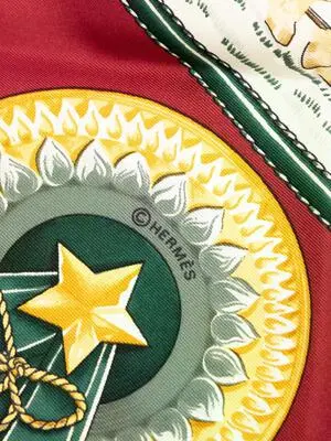 Hermès 1990-2000 Chevaux De Trait Silk Scarf 90 Scarves