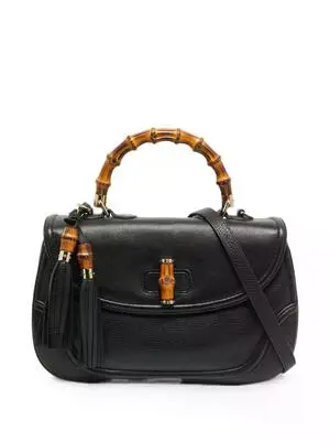 Gucci Bamboo Tote Bag - Black