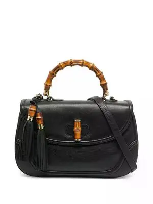 Gucci Bamboo Tote Bag - Black