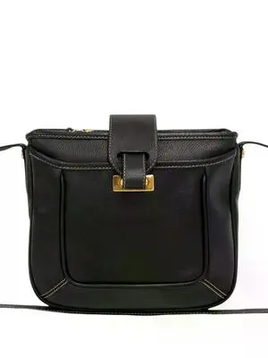 Loewe Leather Crossbody Bag - Black