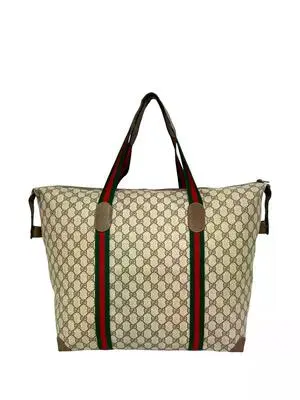 Gucci 20th Century Gg Supreme Web Tote Bag