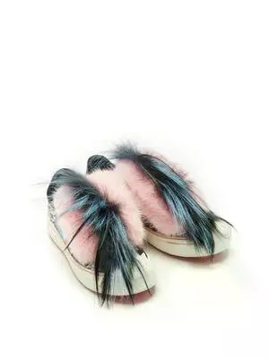 Fendi Flynn Faux-fur Sneakers