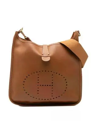 Hermès 1998 Clemence Evelyne 33 Crossbody Bag - Brown