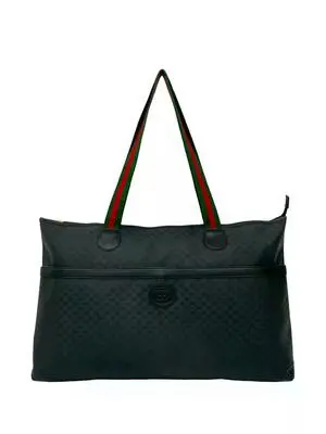 Gucci Micro Gg Supreme Web Tote Bag