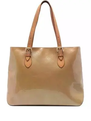 LOUIS VUITTON Monogram Vernis Brentwood Tote Bag - Brown