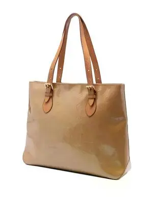LOUIS VUITTON Monogram Vernis Brentwood Tote Bag - Brown