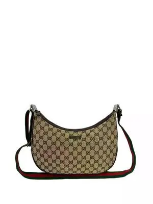 Gucci Gg Canvas Web Crossbody Bag - Neutrals