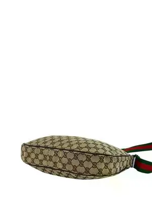 Gucci Gg Canvas Web Crossbody Bag