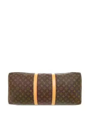 LOUIS VUITTON Monogram Keepall 55 Travel Bag