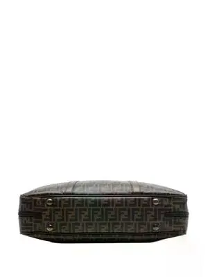 Fendi Zucca Coated Canvas Suitcase Travel Bag