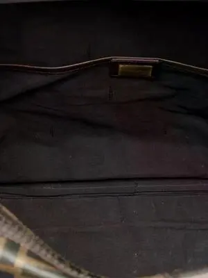 Fendi Zucca Coated Canvas Suitcase Travel Bag