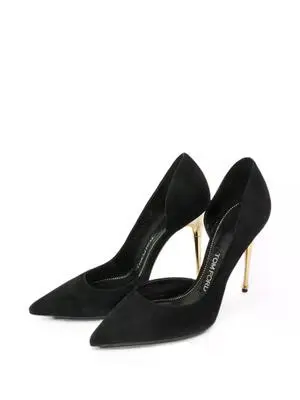 TOM FORD Suede Pointed Toe Pumps