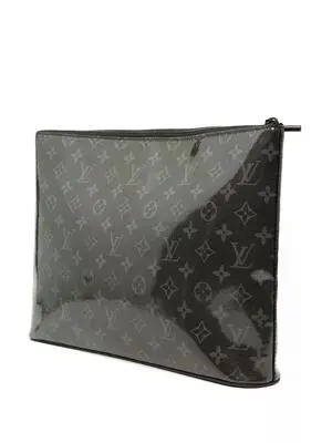 LOUIS VUITTON Monogram Glaze Pochette Cosmos Clutch Bag