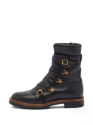 Dior Wildior Buckled Combat Boots
