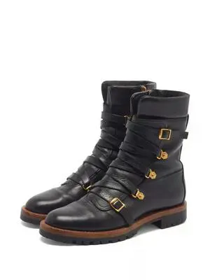 Dior Wildior Buckled Combat Boots