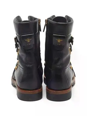 Dior Wildior Buckled Combat Boots