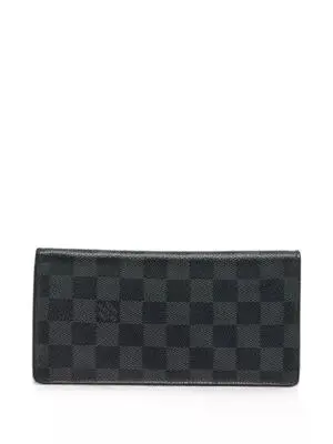 LOUIS VUITTON Brazza Damier Graphite Wallet - Black