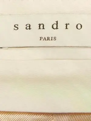 Sandro Tweed Straight-leg Trousers