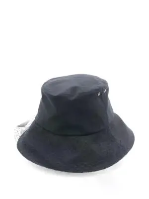Dior Tulle Bucket Hat - Black