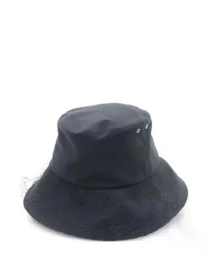 Dior Tulle Bucket Hat - Black
