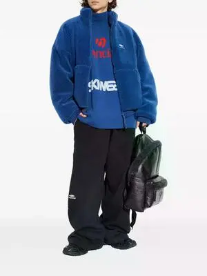 Balenciaga 3b Logo Zip-up Jacket