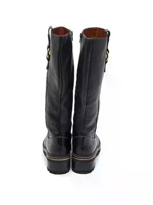 See By Chloé Buckle Detail Leather Boots
