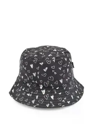 Moschino Heart Print Bucket Hat