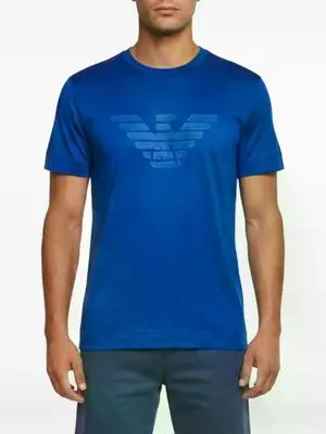 Emporio Armani Logo T-shirt - Blue